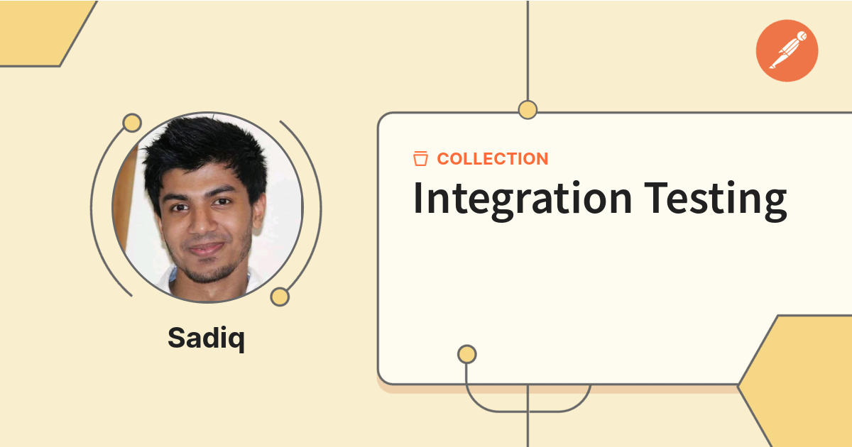 Integration Testing Api Testing Postman Api Network